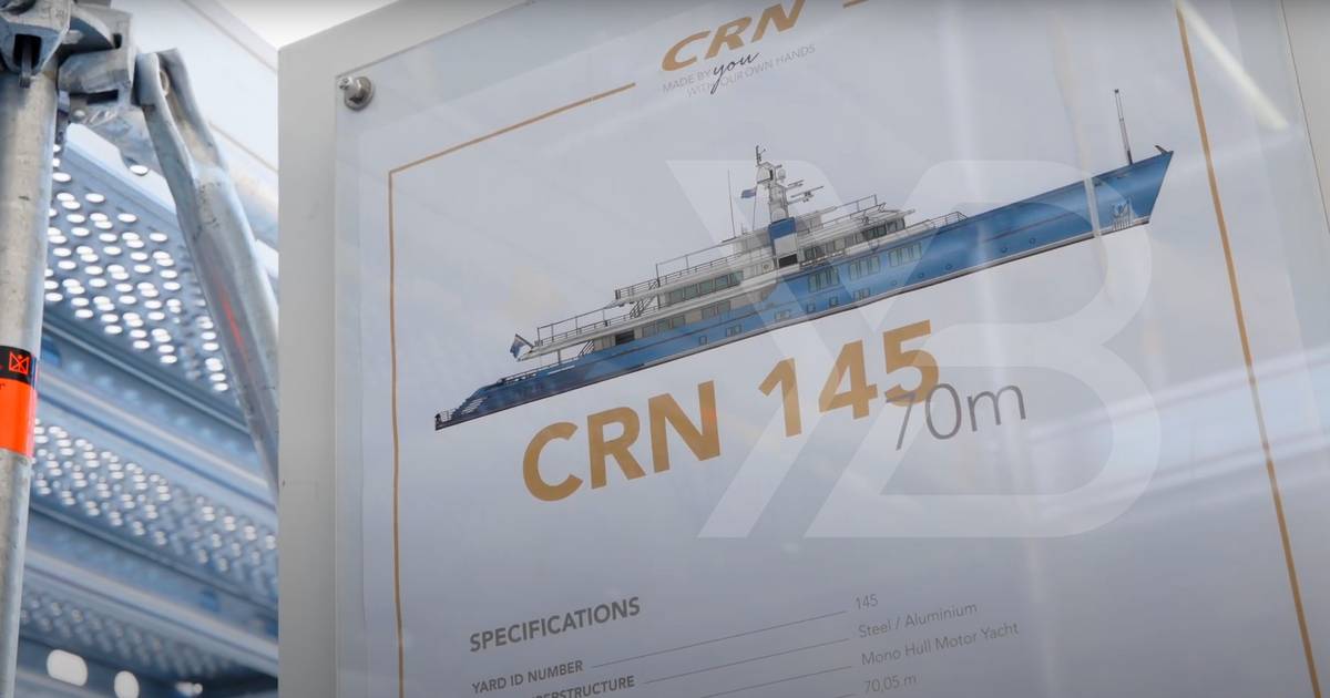 Video: 70m CRN Superyacht Project Thunderball Hits Major Construction ...