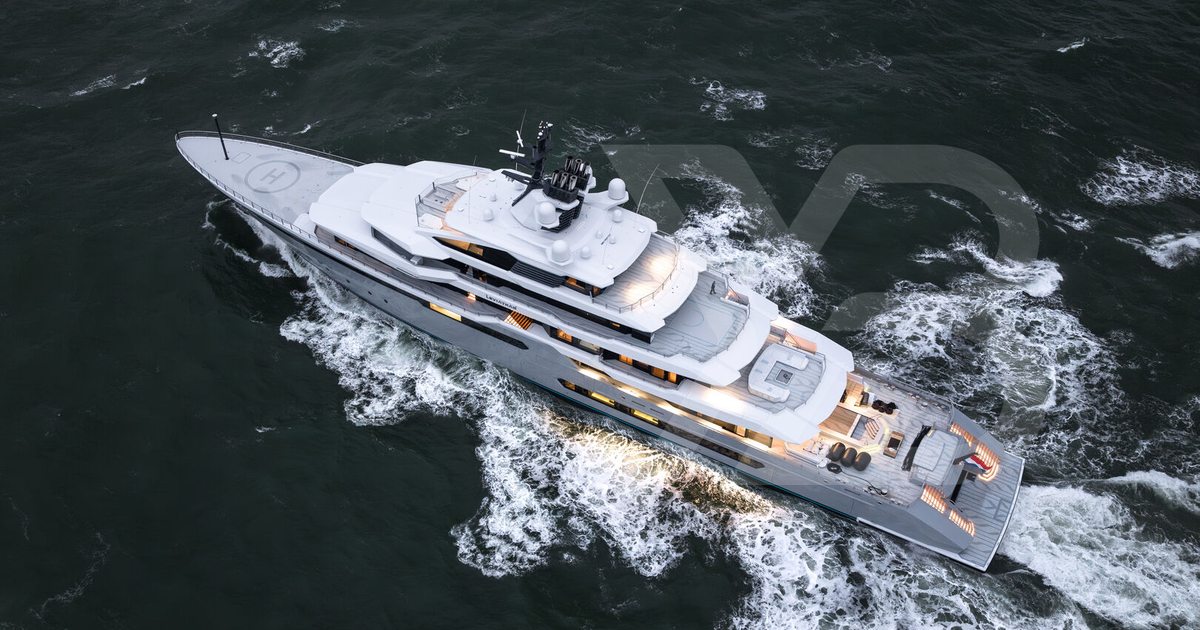 Oceanco Delivers 111m Diesel-Electric Superyacht Leviathan for Gabe ...