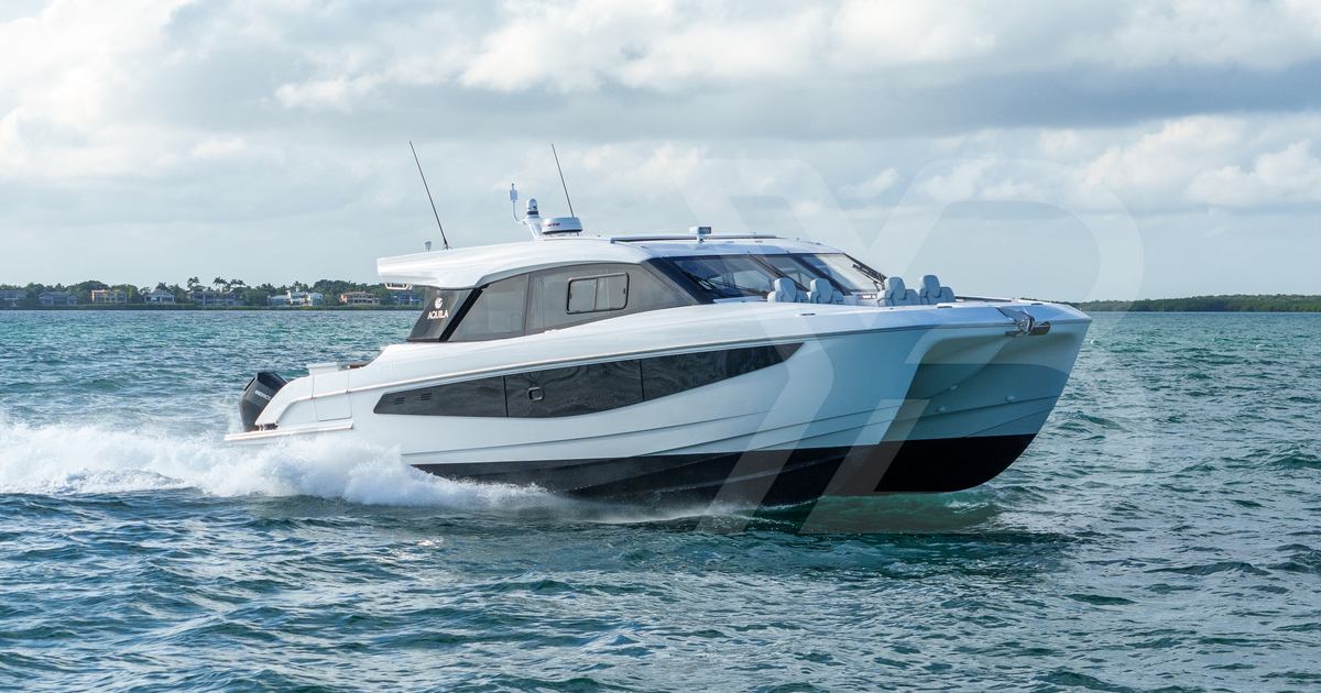 Aquila 42 Coupé Powercat Catamaran to Make European Debut at Cannes ...