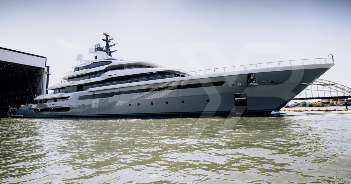 Oceanco Launches 111m Hybrid Superyacht Leviathan with Research ...