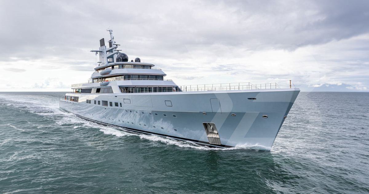 142M Lurssen superyacht Project ALI BABA renamed DRAGONFLY ahead of ...