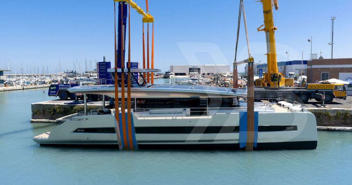 First Silent Yachts SY80 Solar-Electric Catamaran Launches Ahead of ...