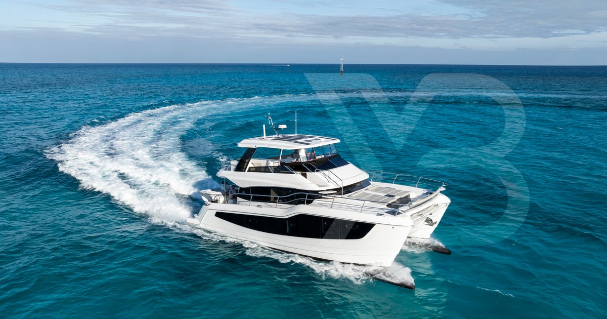 Watch: Aquila Launches the 50 Yacht Power Catamaran | YachtBuyer