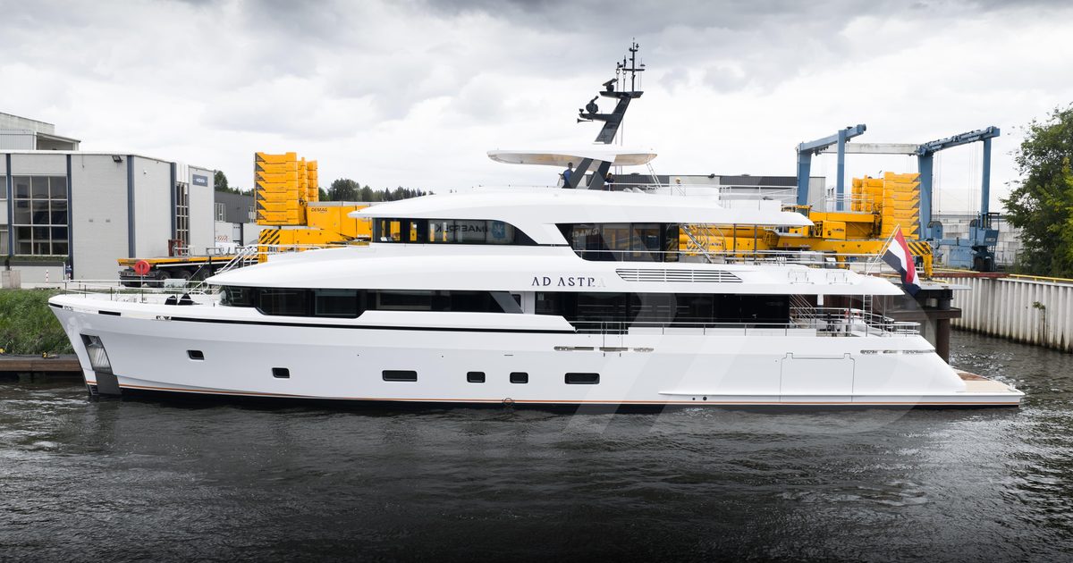 Moonen Yachts Launches 37m Ad Astra, the Seventh 122 Martinique ...