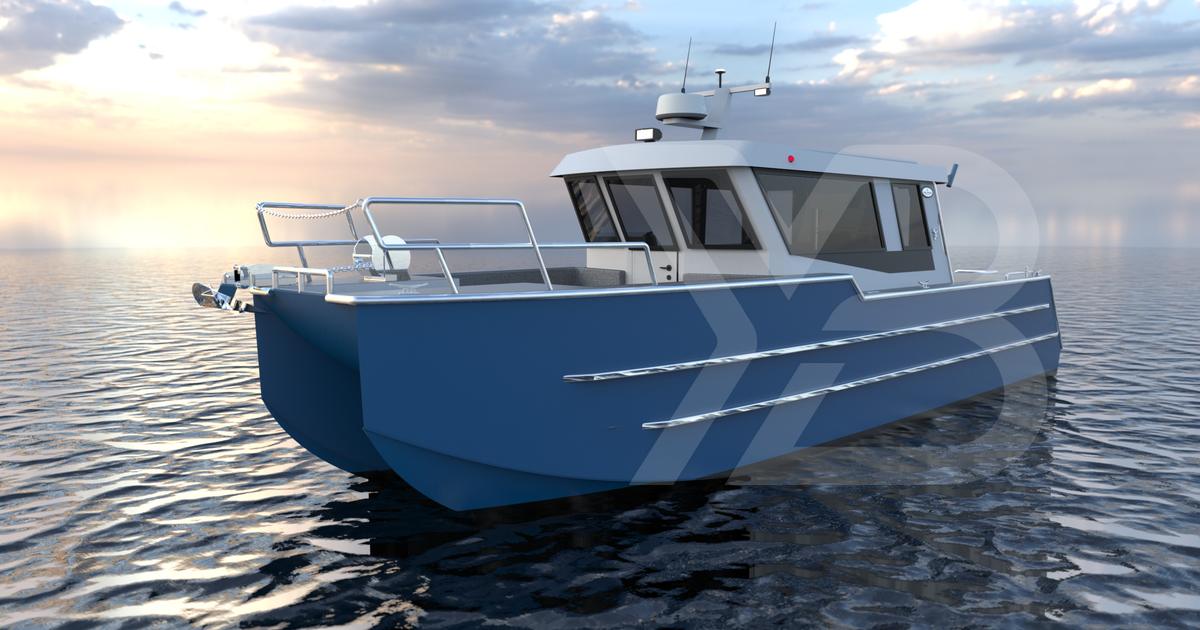 Bering Marine BM36 FC Bow Ramp Boat