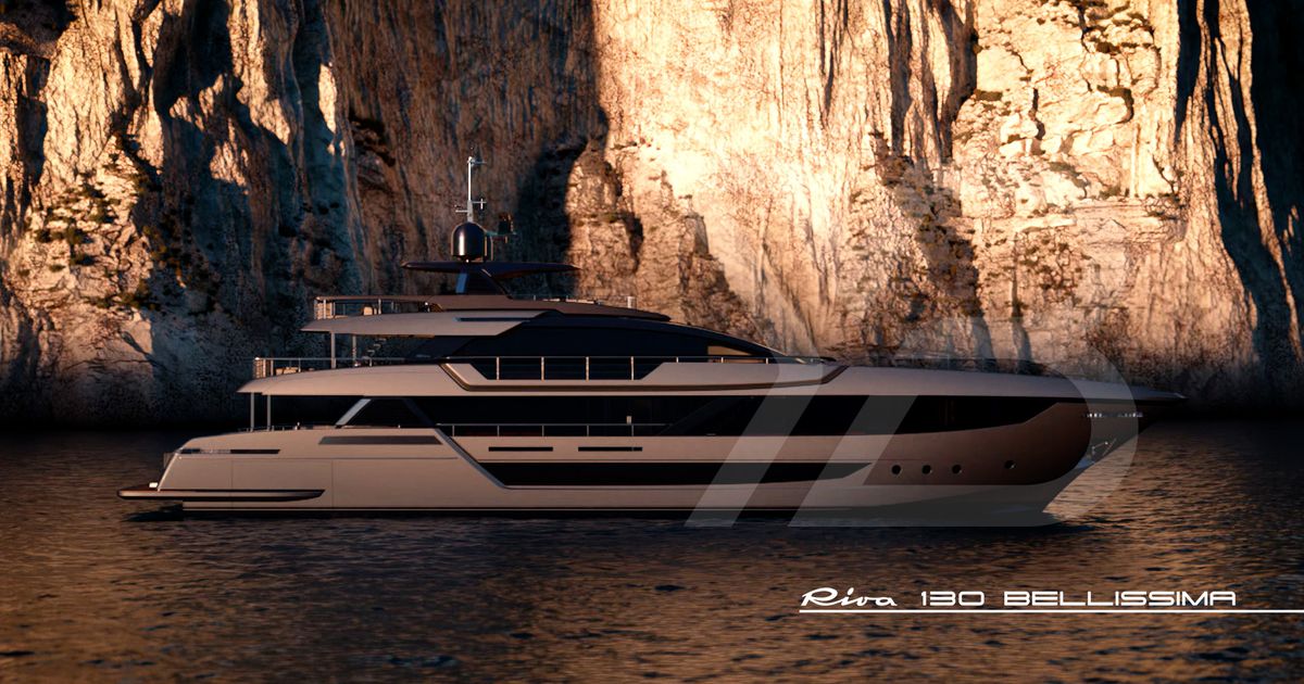 Riva unveils details of new 39.6m 130 Bellissima | YachtBuyer