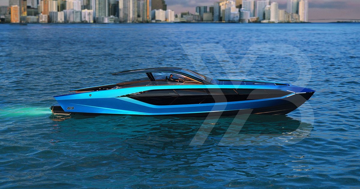 The Italian Sea Group unveil supercar inspired Tecnomar for Lamborghini ...