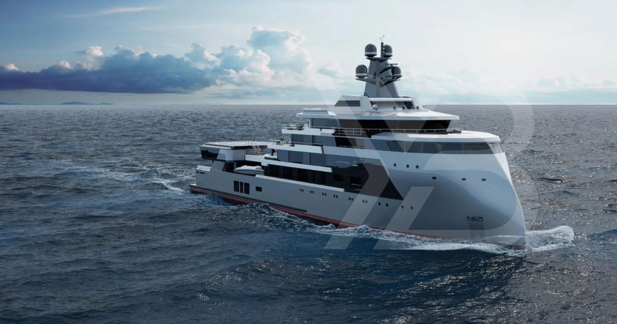 Redesigned 89m Explorer Yacht Concept Project LONTANO Revealed by ...