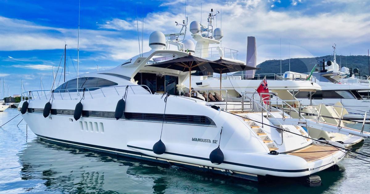 MANU Yacht - 93ft Mangusta 2006 | YachtBuyer