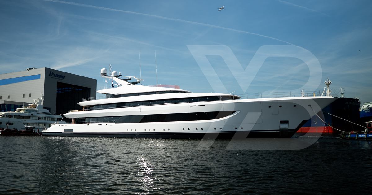 Feadship Unveils 72m Superyacht Project 827 Ahead of Final Outfitting ...
