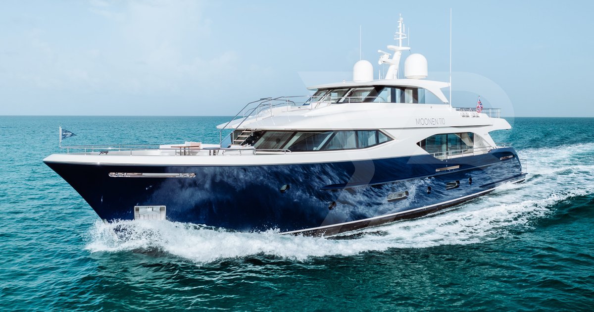 $1.5M Price Reduction on the 43m Moonen 110 Superyacht Mustique ...