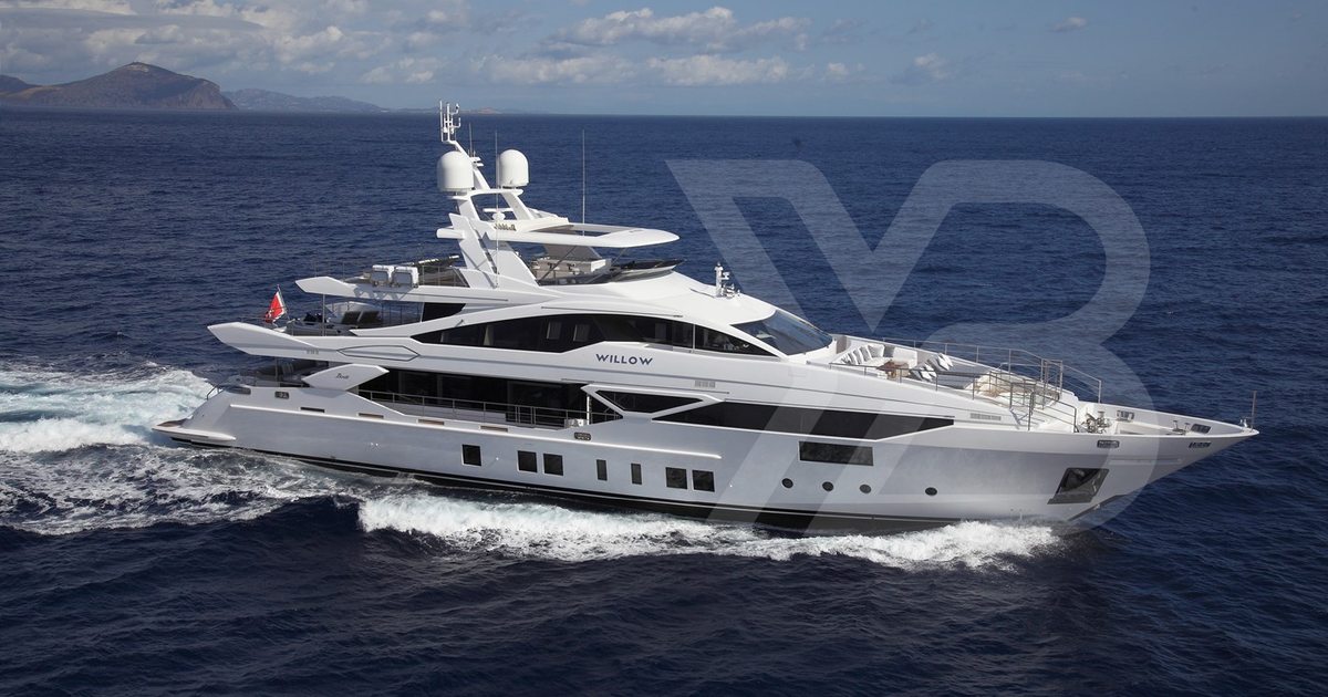 €1.5 Price Reduction on the 42m Benetti Fast 140 Superyacht Willow ...