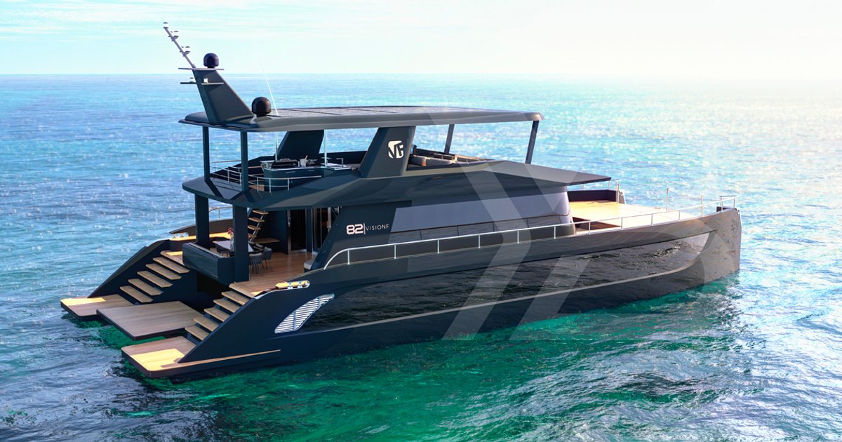 Revealed: Photos of VisionF 82 Catamaran Construction Process | YachtBuyer