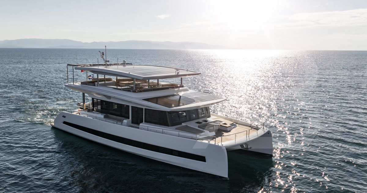 Second VisionF E-Cat 80 Solar-Electric Catamaran GloriaMaris Delivered ...