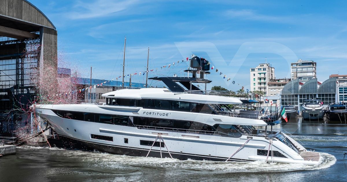 Second Benetti Class 44M Motor Yacht Launched and Christened Fortitude ...