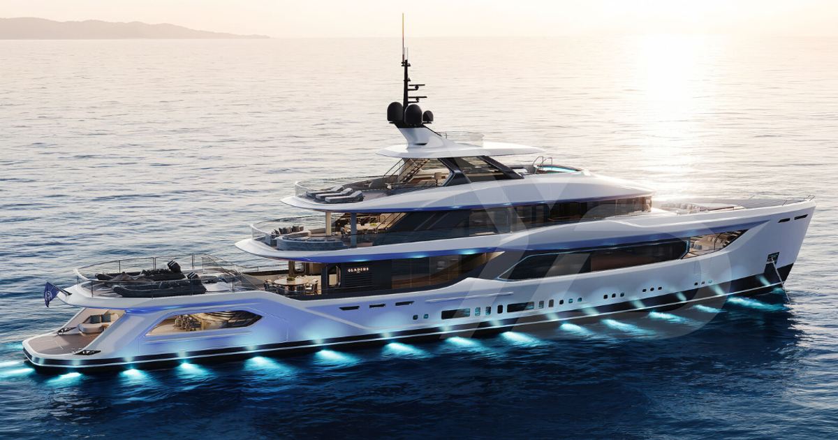 Discover the 52m Gladius Crossover Performance Yacht by Sturge & Toth ...