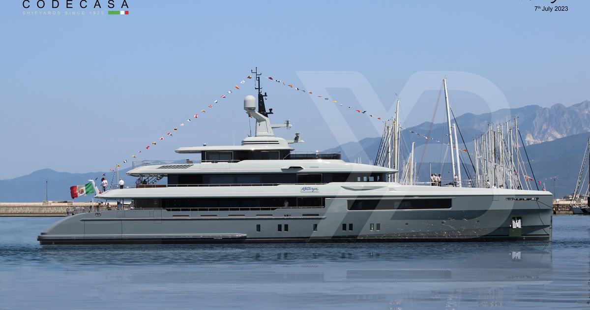 Codecasa launch 58m M/Y KATHRYN | YachtBuyer