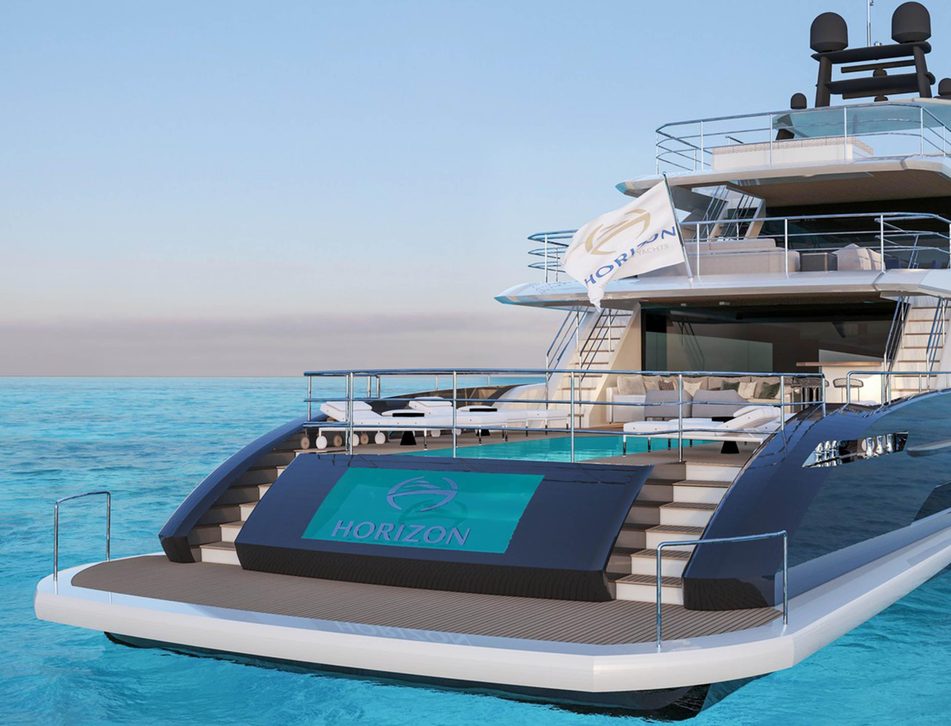 Horizon FD130 Tri-Deck Yacht